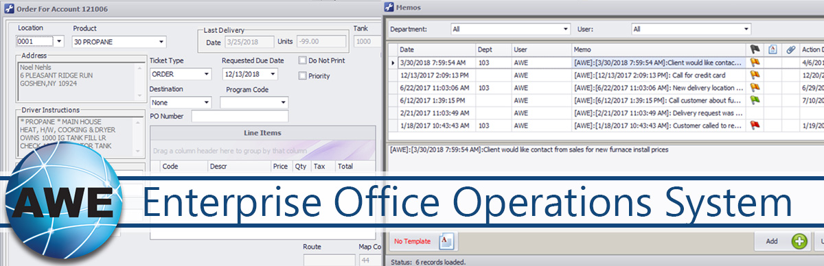 Enterprise Back Office System – Automated Wireless Environments Inc Enterprise Back Office System – Automated Wireless Environments Inc